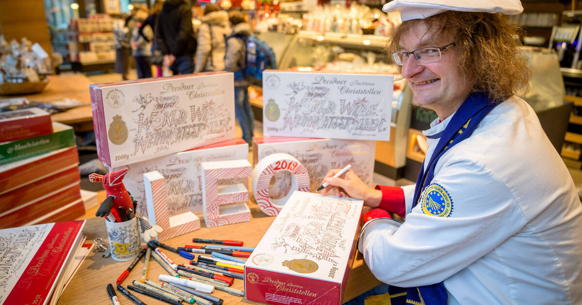 Kay Leo Leonhardt signiert wieder Stollen | Sachsen Fernsehen