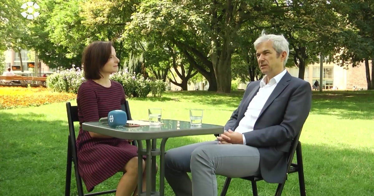 Interview mit Volkmar Zschocke (GRÜNE) vor der Wahl | Sachsen Fernsehen