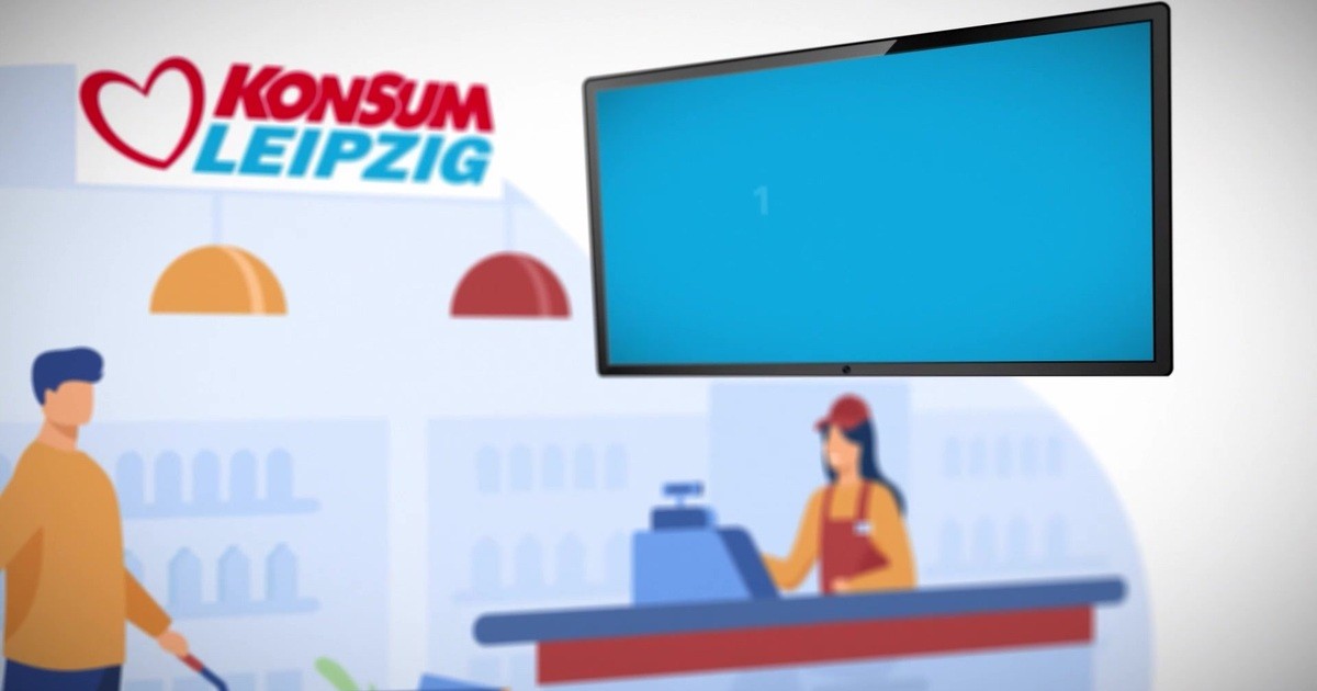 Jetzt Info-Screens im Konsum Leipzig buchen | Sachsen Fernsehen