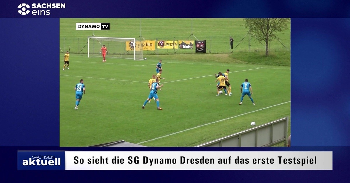 So sieht die SG Dynamo Dresden auf das erste Testspiel | SACHSEN FERNSEHEN