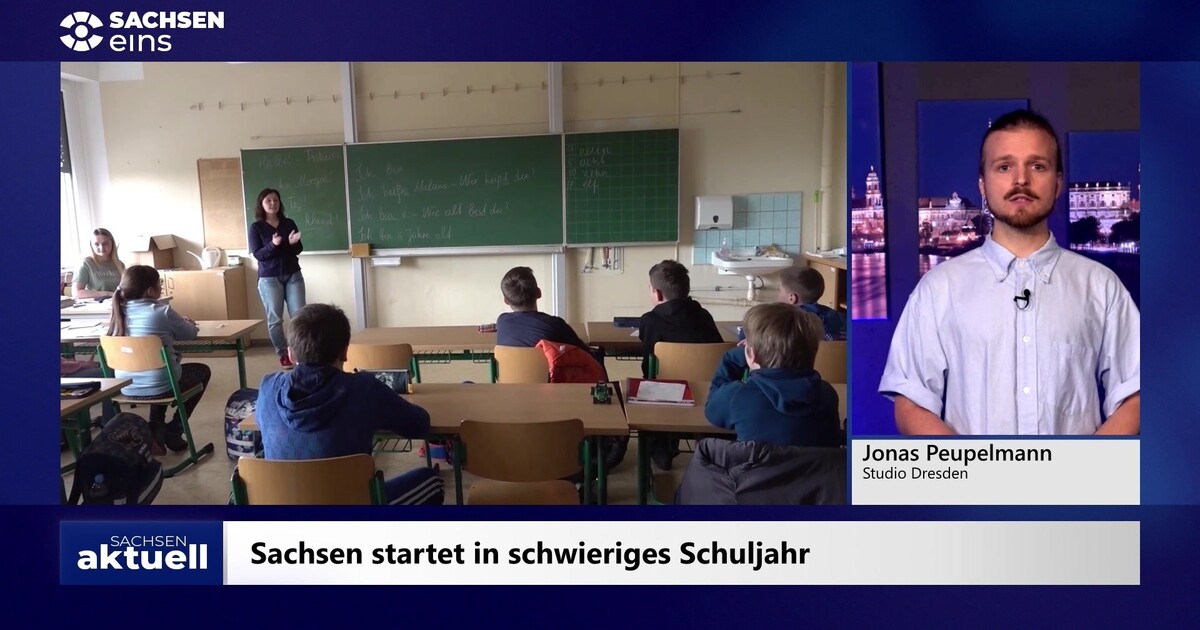 Sachsen startet in „Schuljahr der Unsicherheiten“ | Sachsen Fernsehen