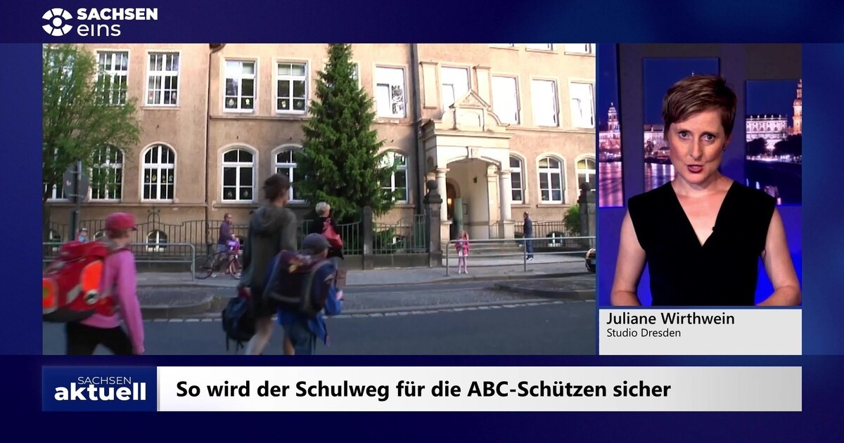 So wird der Schulweg für die ABC-Schützen sicher | SACHSEN FERNSEHEN