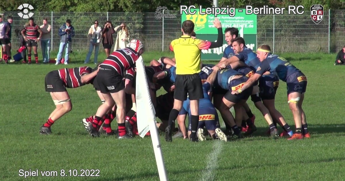 08.10.2022 2. Halbzeit RC Leipzig VS. Berliner RC | Sachsen Fernsehen