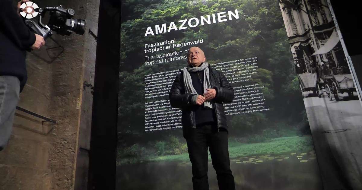 Neue Ausstellung „Amazonien“ von Yadegar Asisi im Panometer Dresden ...
