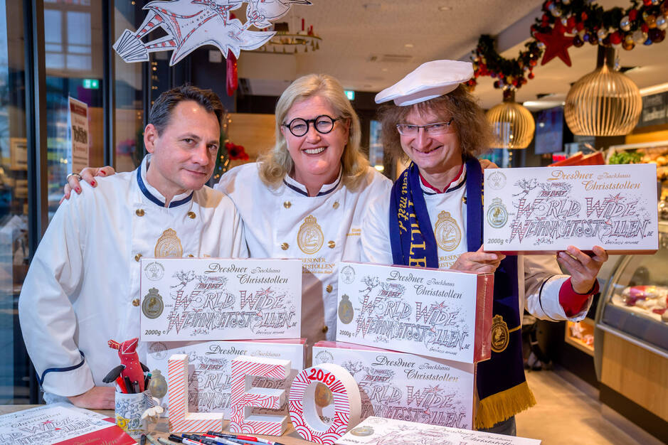 Kay Leo Leonhardt signiert wieder Stollen | SACHSEN FERNSEHEN